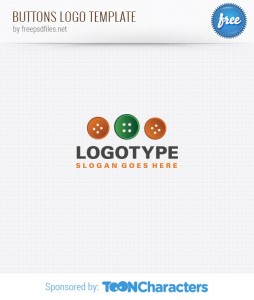 Buttons Logo Template - Free Logo Design Templates