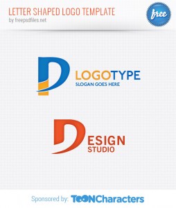 Letter Shaped Logo Template - Free Logo Design Templates