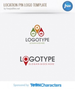 Location Pin Logo Template - Free Logo Design Templates